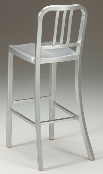 Marine Aluminium High Stool for Indoor or Outdoor Use